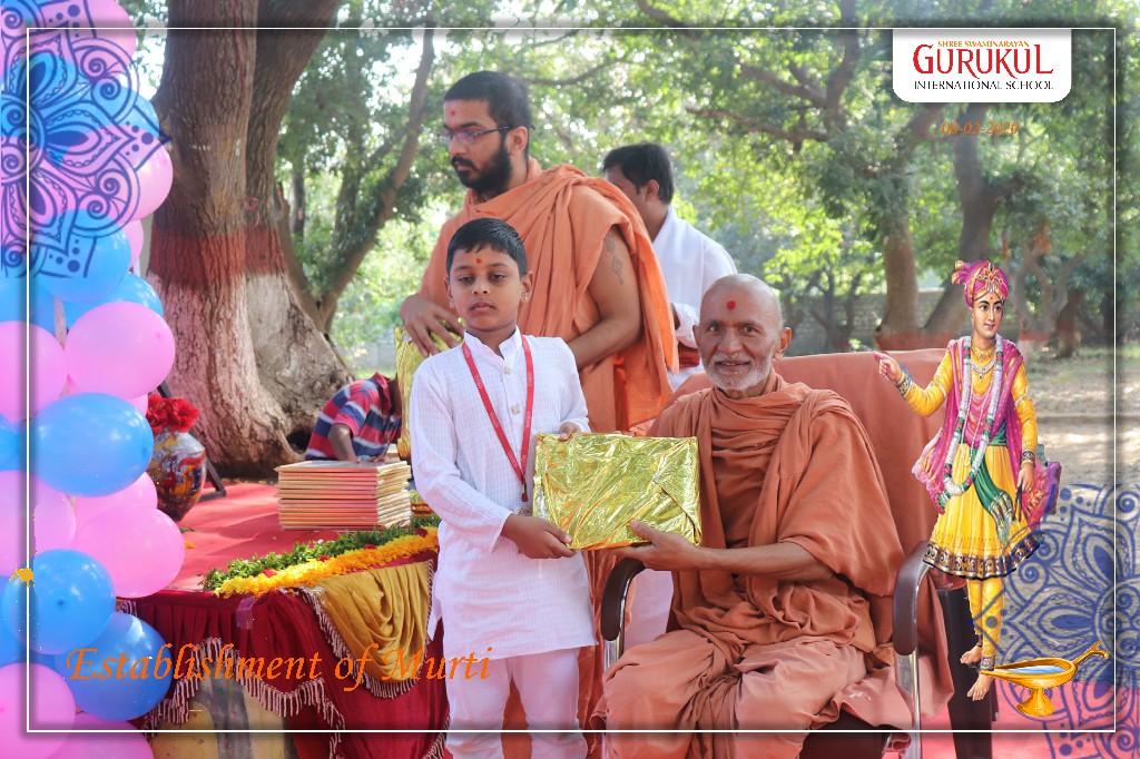 Establishment of Ghanshyam Maharaj Murti at Gurukul Vijaywada ...