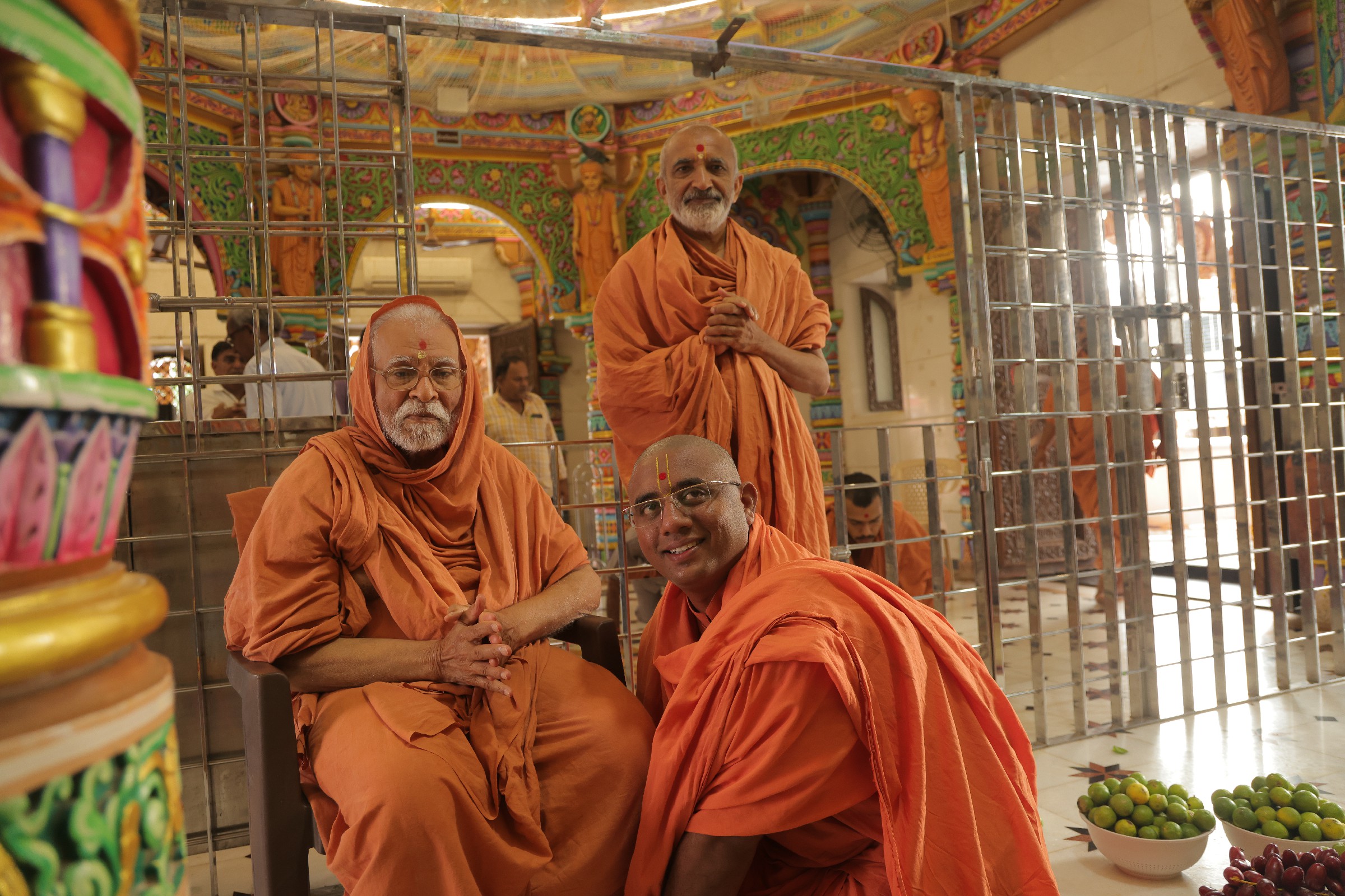 Rajkot Gurukul - A moment of Bliss Gurumaharaj’s Visit at Dholera Mandir