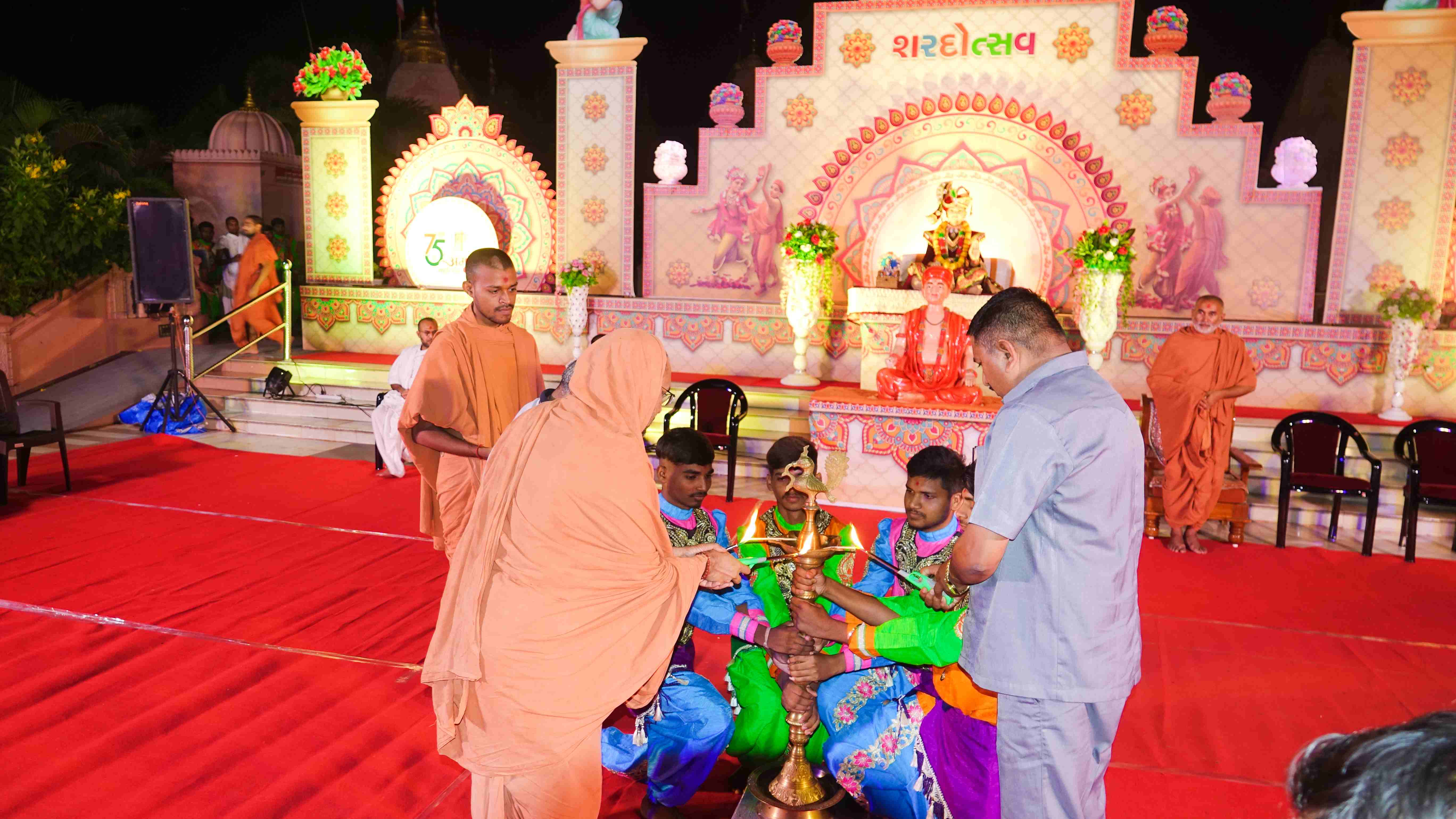 Sharadotsav at Nilkanthdham Narmada | Swaminarayan Gurukul Rajkot Sansthan