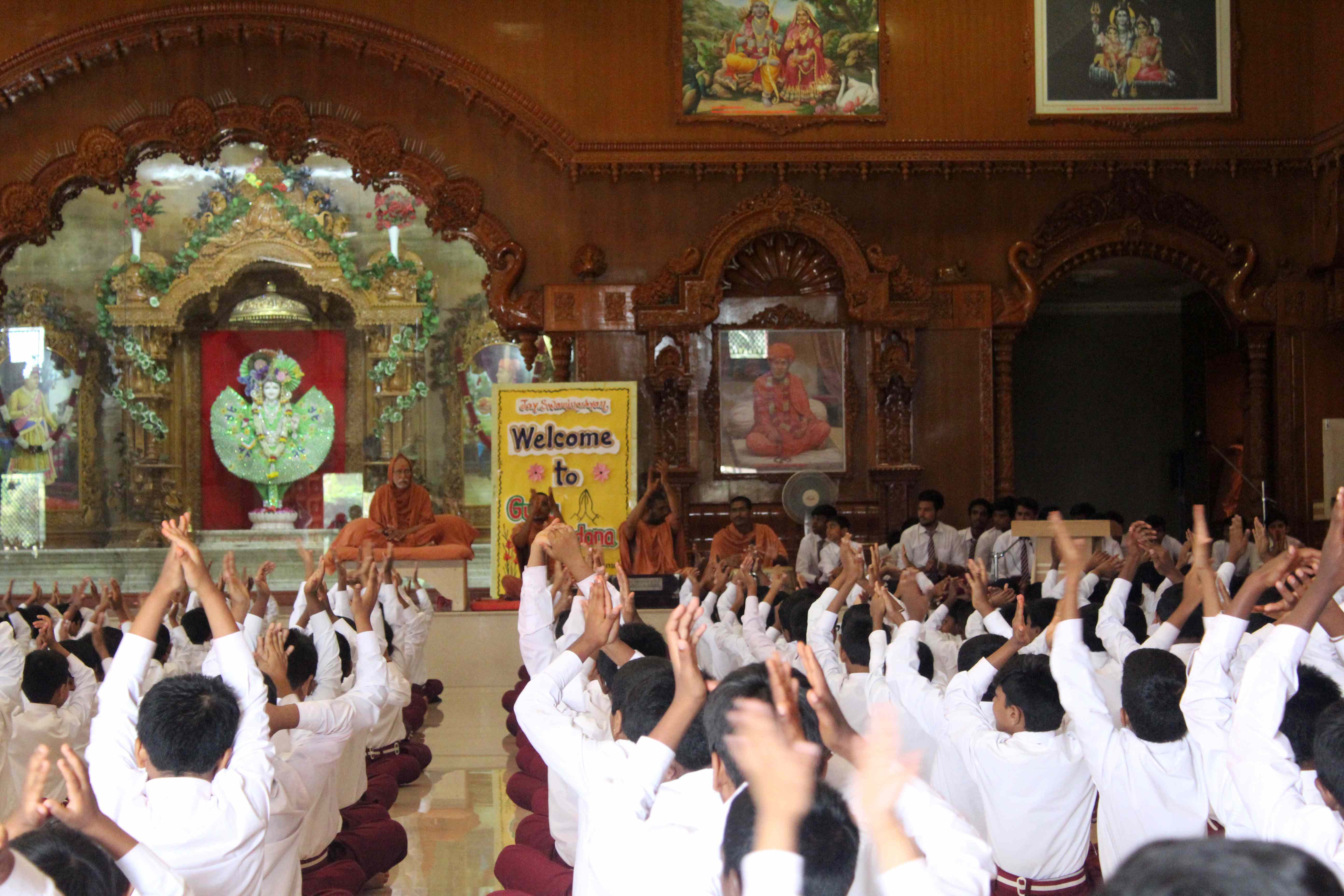 SGIS Bangalore Gurukul Visit by Gurumaharaj | Swaminarayan Gurukul ...