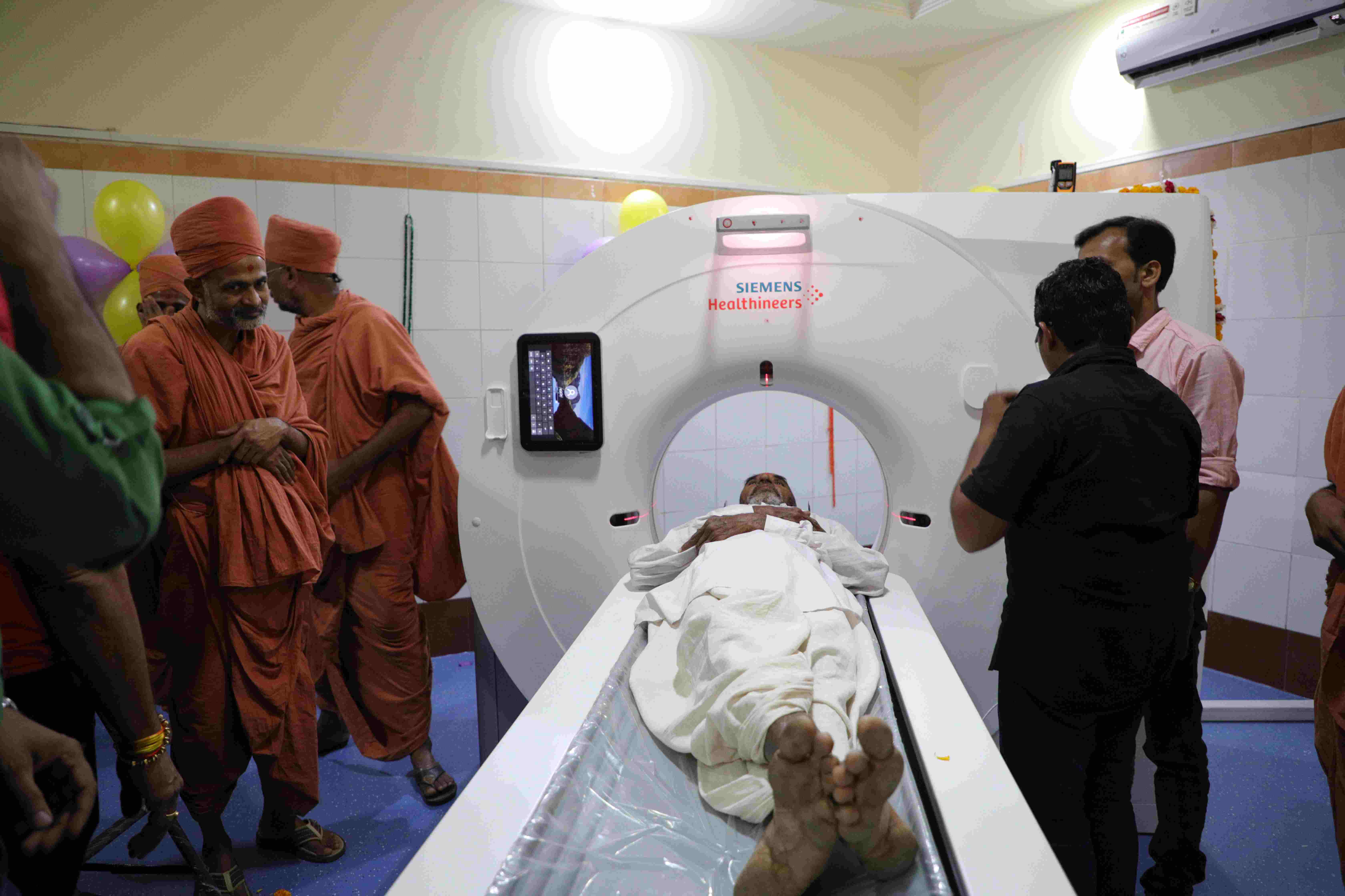 New CT Scan Machine Inauguration of Sadguru Shastri Dharmajivandasji ...