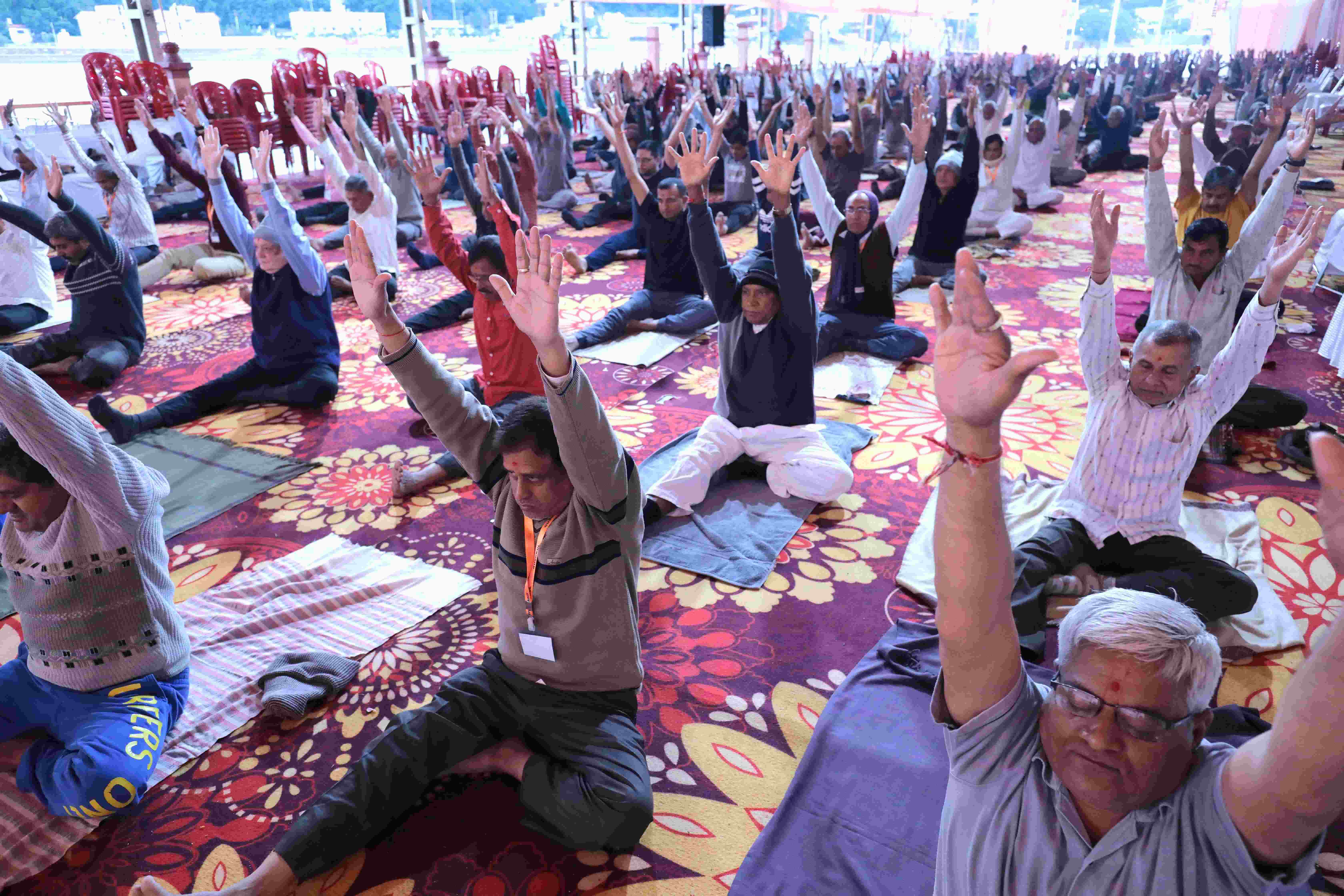 Yoga & Meditation Exercises - Satsang Sadhana Shibir Rishikesh ...