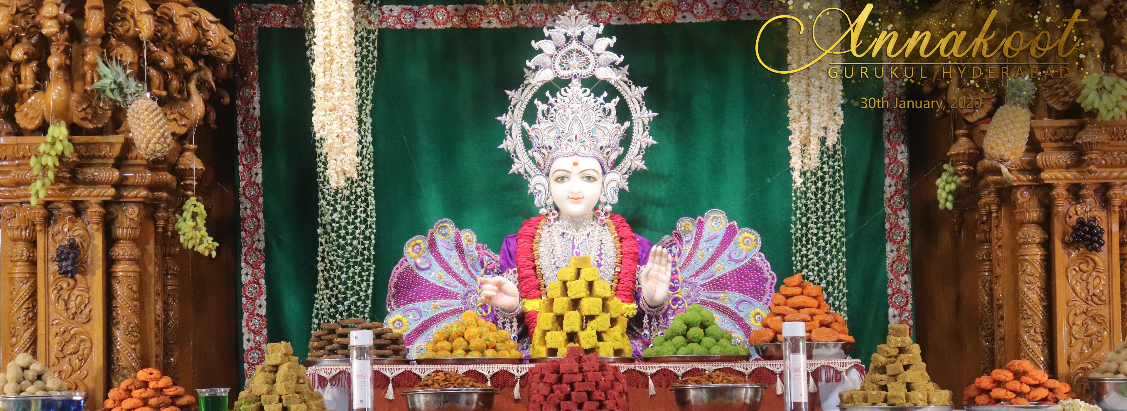 Annakoot 2020 at Gurukul Hyderabad | Swaminarayan Gurukul Rajkot Sansthan